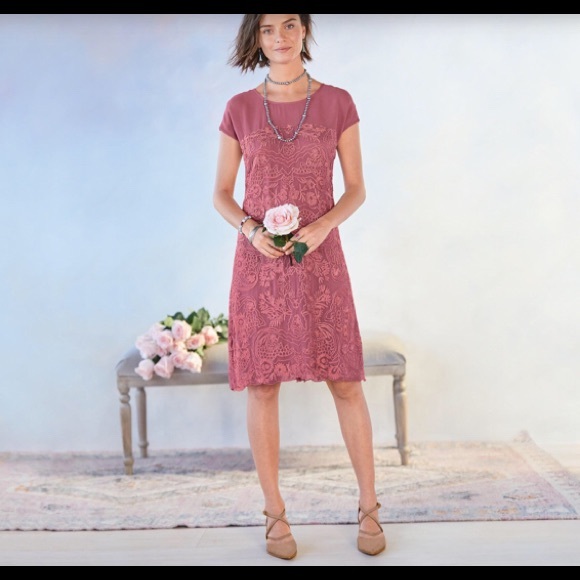 Sundance | Dresses | Embroidered Rose Dress New From Sundance | Poshmark